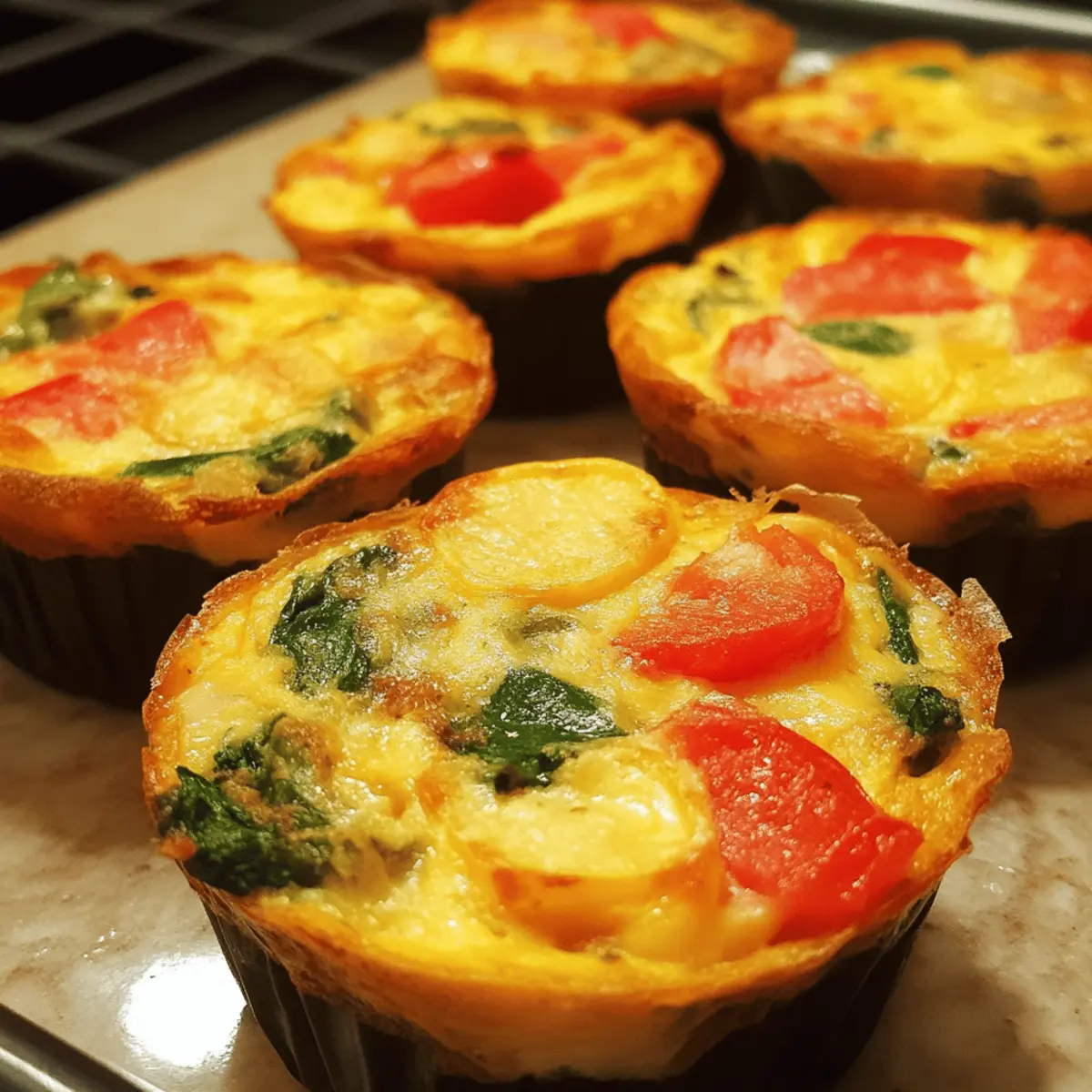 Easy Mini Veggie Frittatas: Delicious Golden Flavor-Packed Bites